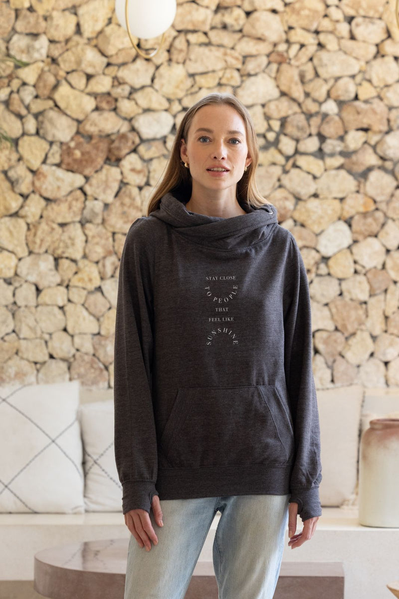 "Sunshine People" Infinity Hoodie – Om & Ah London