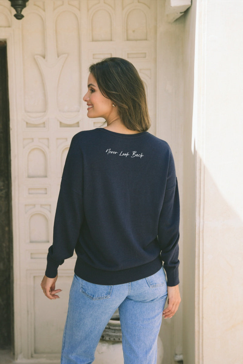 "Never Look Back" Riviera Cardigan – Om & Ah London