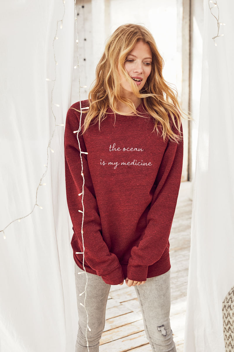 "Ocean" Relaxed Sweater – Om & Ah London